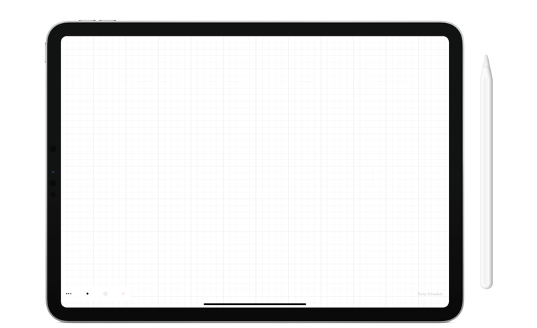 Minimalist Notepad for iPad and Apple Pencil